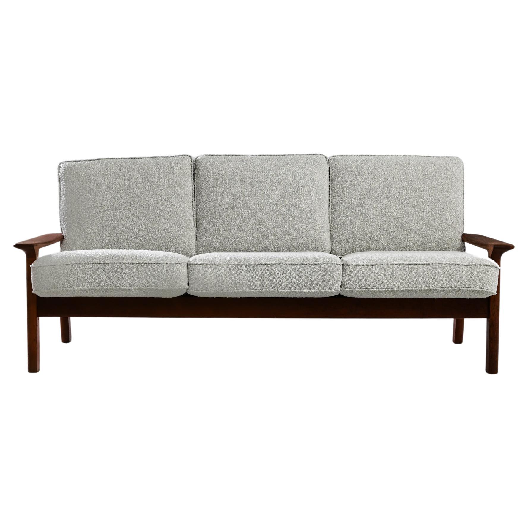 1960s Danish Teak Sofa by Juul Kristensen For Sale at 1stDibs