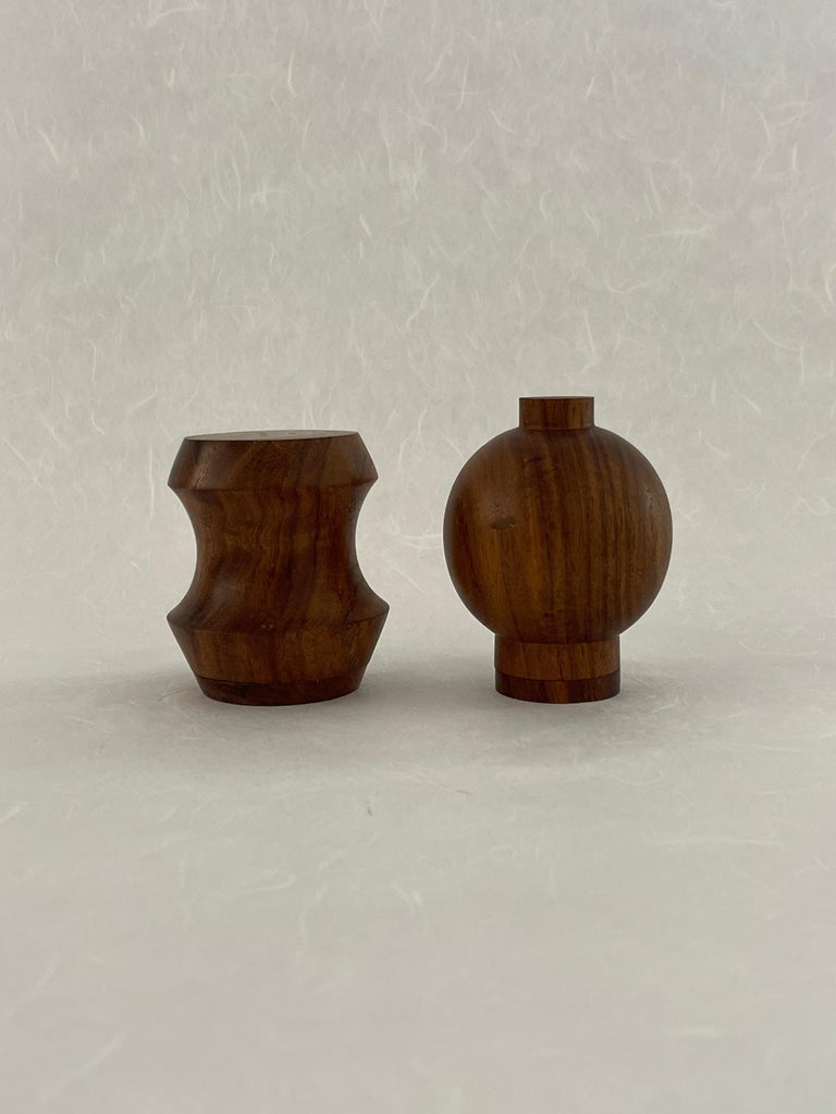 20th Century Danish Walnut S/P Shakers For Sale at 1stDibs