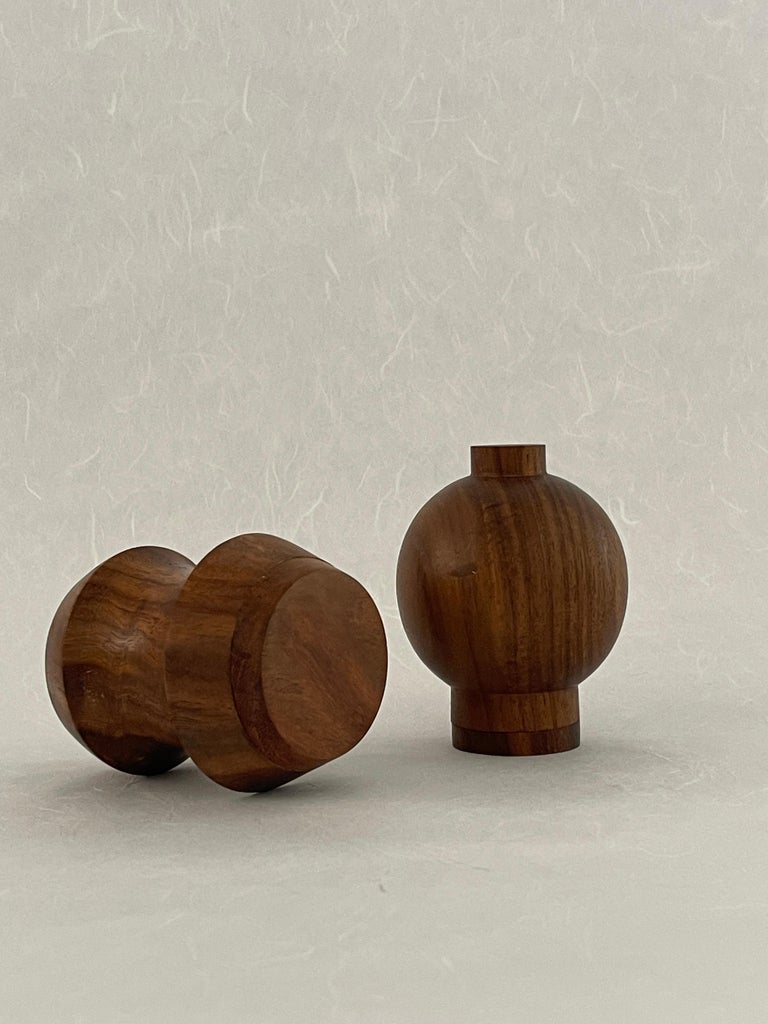 20th Century Danish Walnut S/P Shakers For Sale at 1stDibs