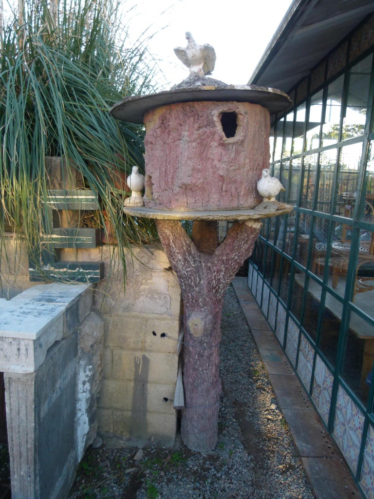 20th Century Decorative Cement Pigeon House, France For Sale at 1stDibs