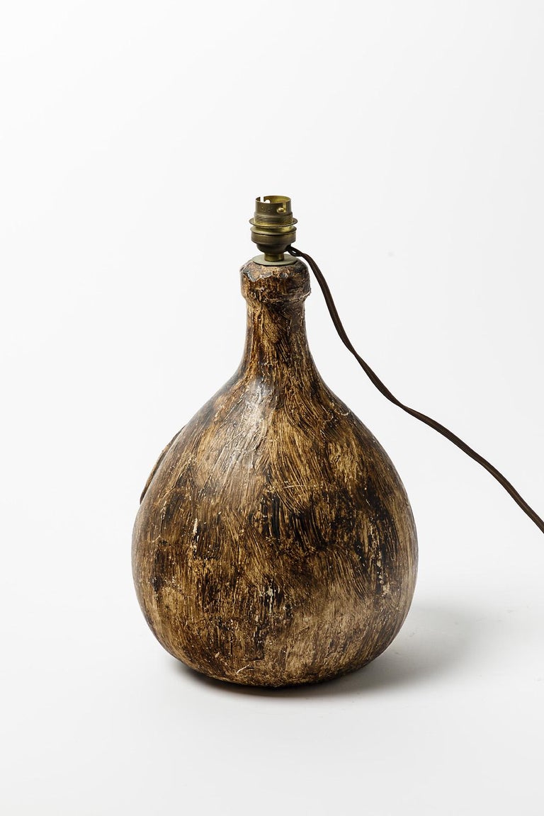 20th Century Design Owl Ceramic Table Lamp Signed Cook, 1970 For Sale ...