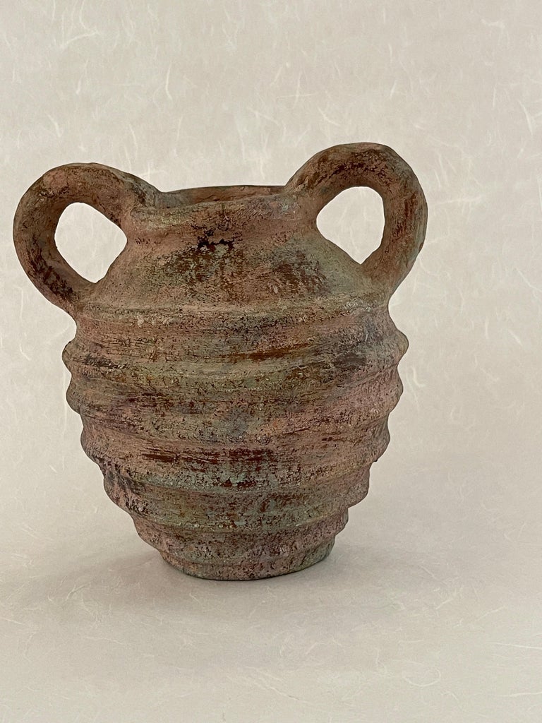 20th Century Double Handled Ceramic Vessel For Sale at 1stDibs