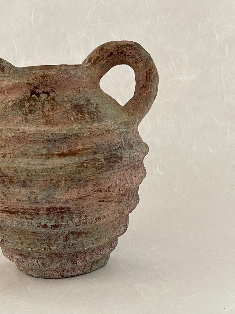 20th Century Double Handled Ceramic Vessel For Sale at 1stDibs