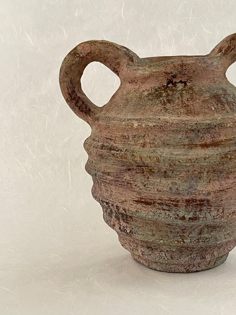 20th Century Double Handled Ceramic Vessel For Sale at 1stDibs
