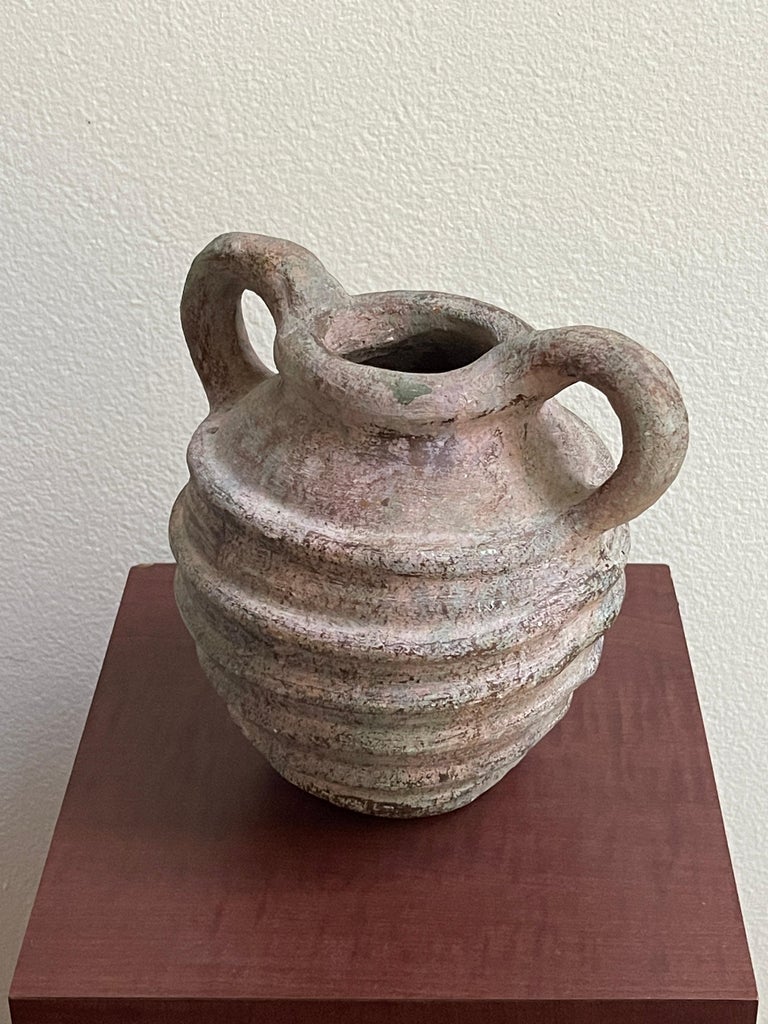 20th Century Double Handled Ceramic Vessel For Sale at 1stDibs