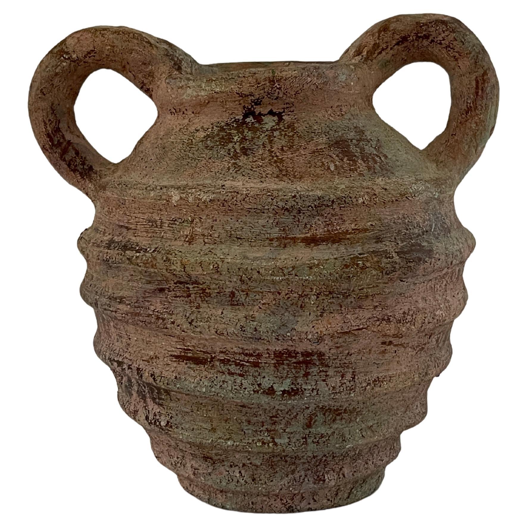 20th Century Double Handled Ceramic Vessel For Sale at 1stDibs