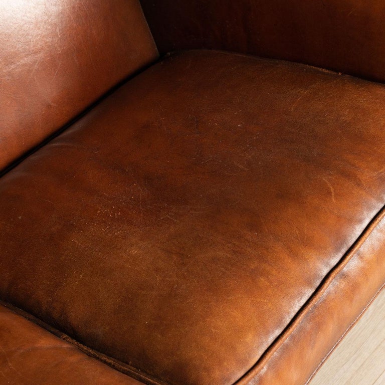 20th Century Dutch Two-Seat Leather Sofa, Holland at 1stDibs | dutch ...