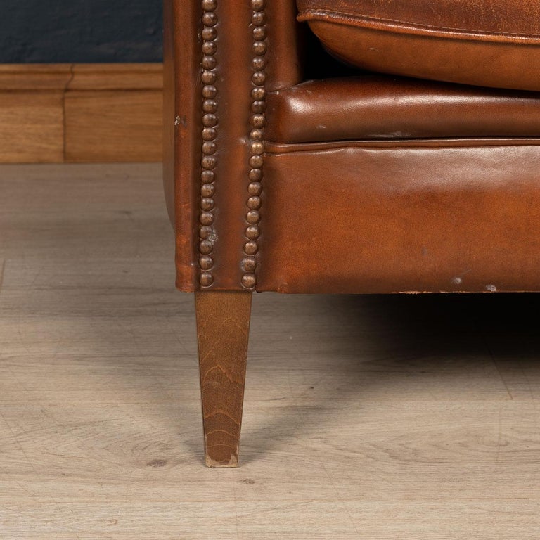 20th Century Dutch Two-Seat Leather Sofa, Holland at 1stDibs | dutch ...