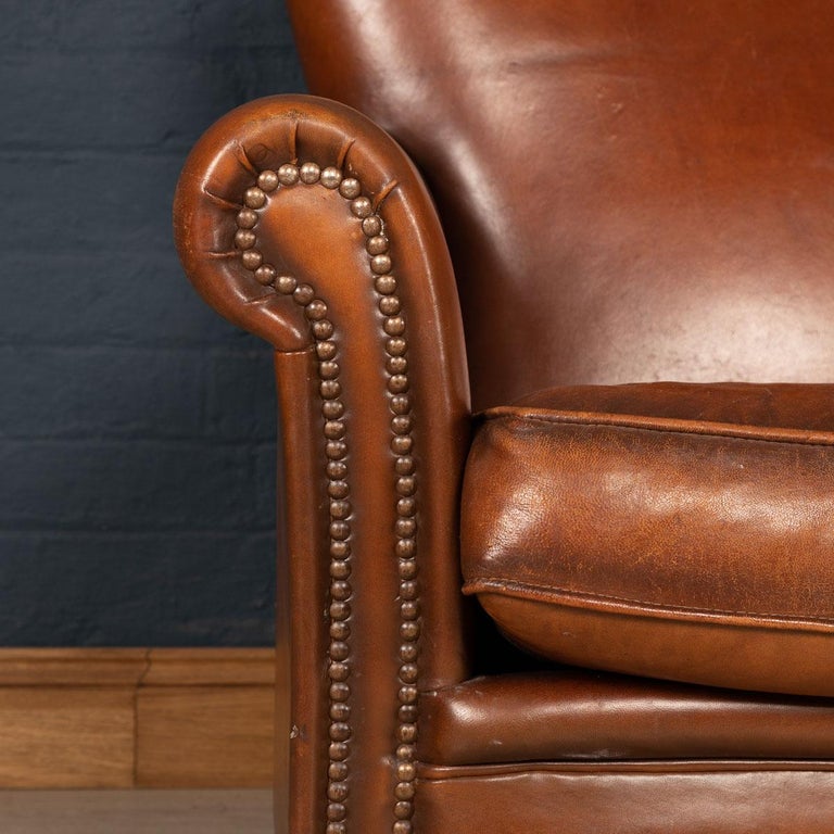 20th Century Dutch Two-Seat Leather Sofa, Holland at 1stDibs | dutch ...