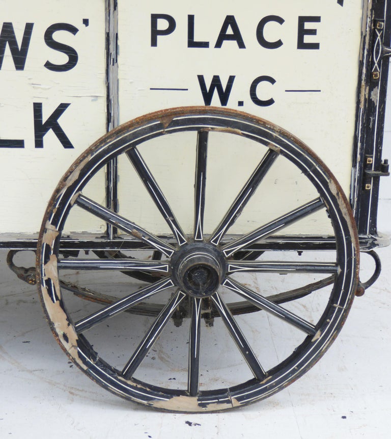20th Century Edwardian Hand Pulled Milk Cart "By Appointment to H.M the ...