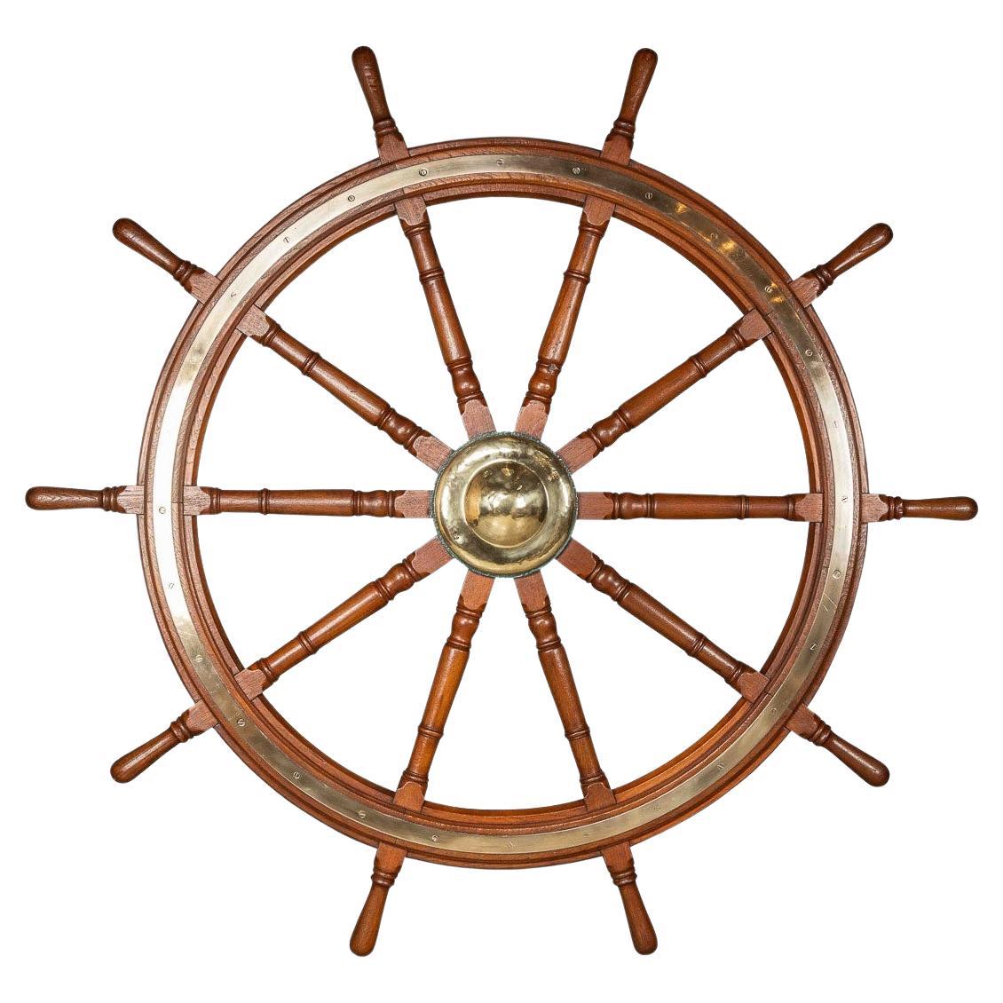 Antique Phosphor Bronze World War 1 Submarine Wheel, 20th C For Sale at ...