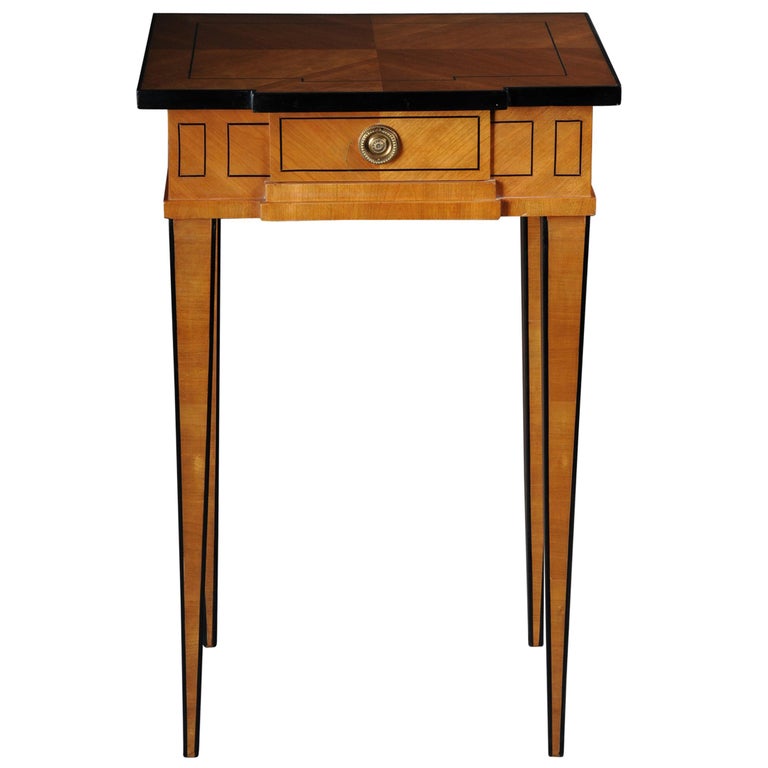 20th Century Elegant Side Table in Classicistic Style, Cherrywood For ...