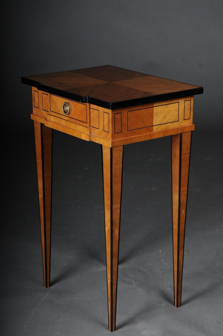 20th Century Elegant Side Table in Classicistic Style, Cherrywood For ...