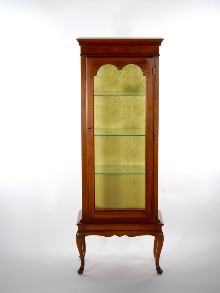 20th Century Empire Style Small Curio Display Cabinet For Sale at 1stDibs