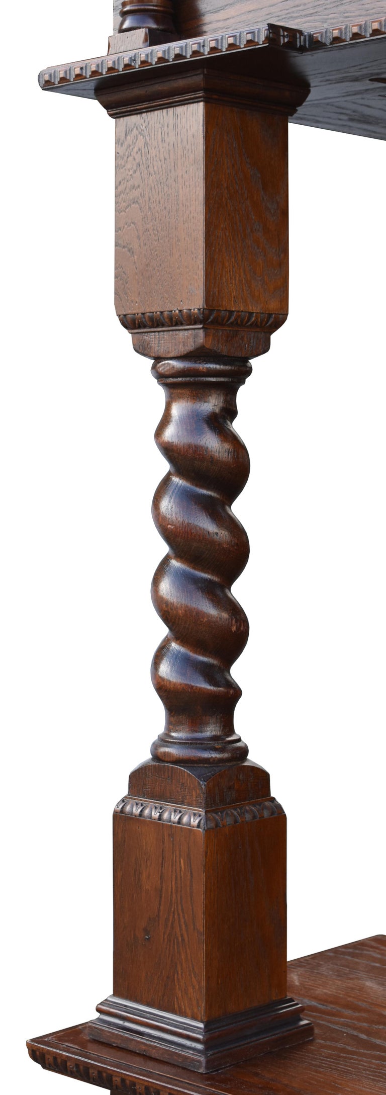 20th Century English Jacobean Style Carved Oak Bar For Sale at 1stDibs ...