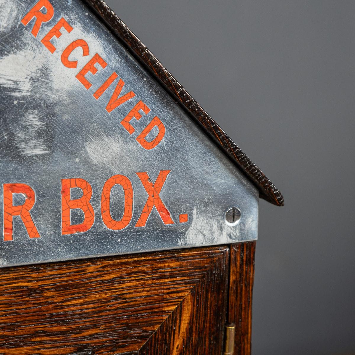 20th Century English Mahogany Indoor Post Box, circa 1910 For Sale at ...