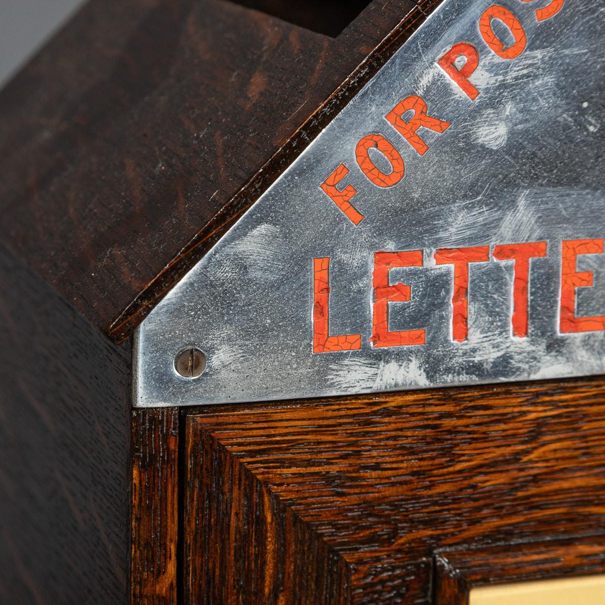 20th Century English Mahogany Indoor Post Box, circa 1910 For Sale at ...