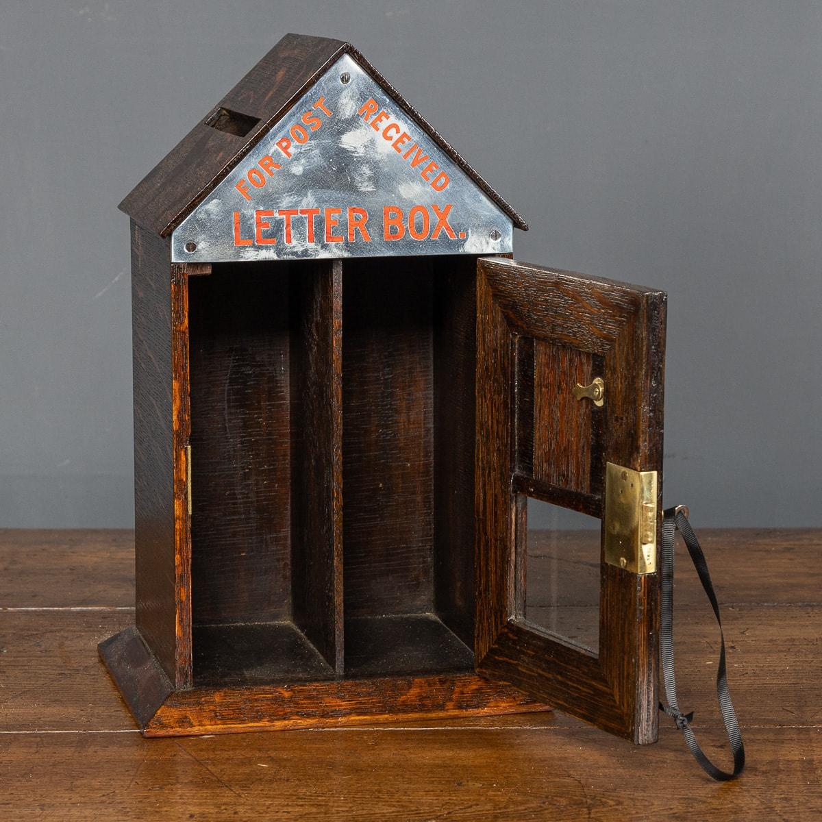 20th Century English Mahogany Indoor Post Box, circa 1910 For Sale at ...