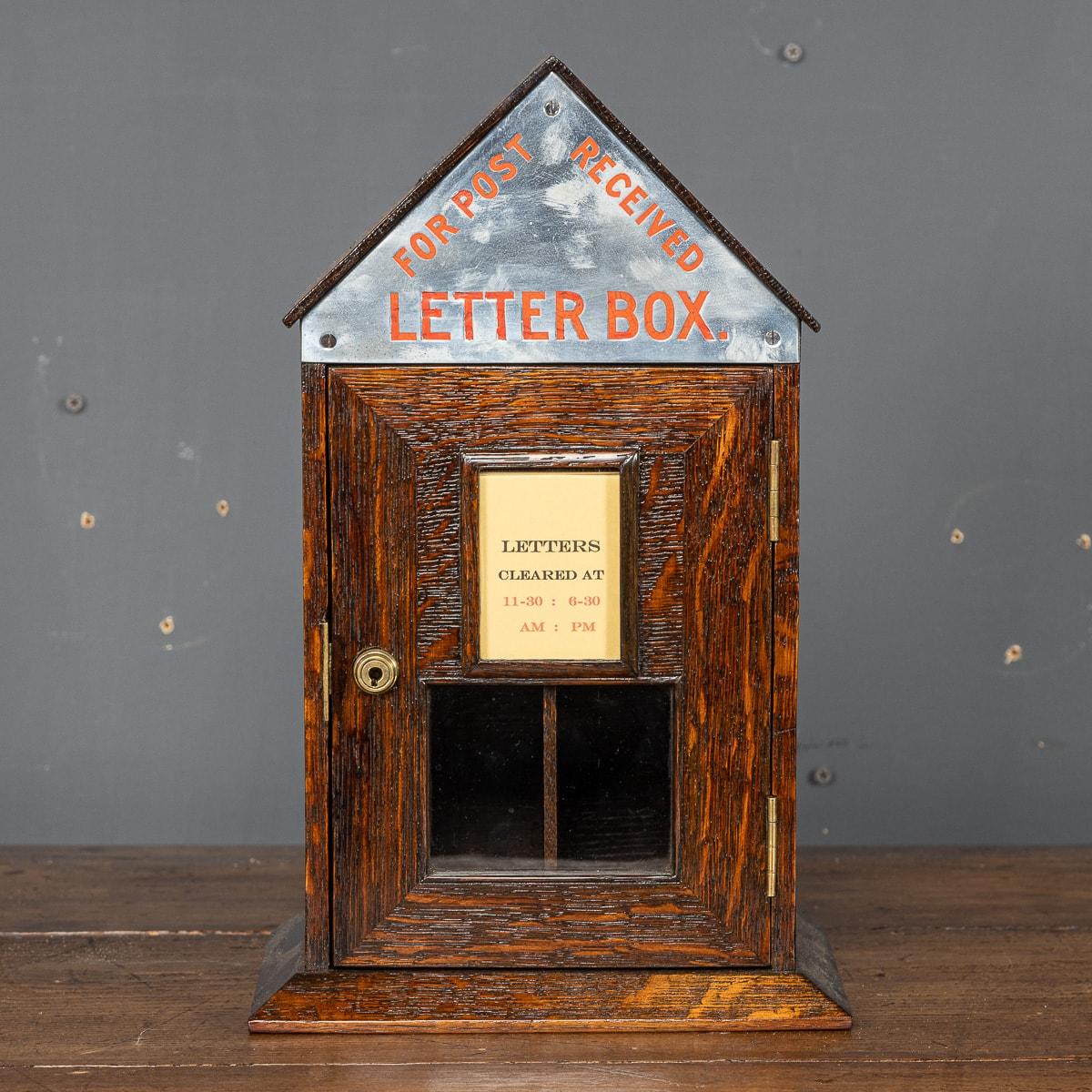 20th Century English Mahogany Indoor Post Box, circa 1910 For Sale at ...