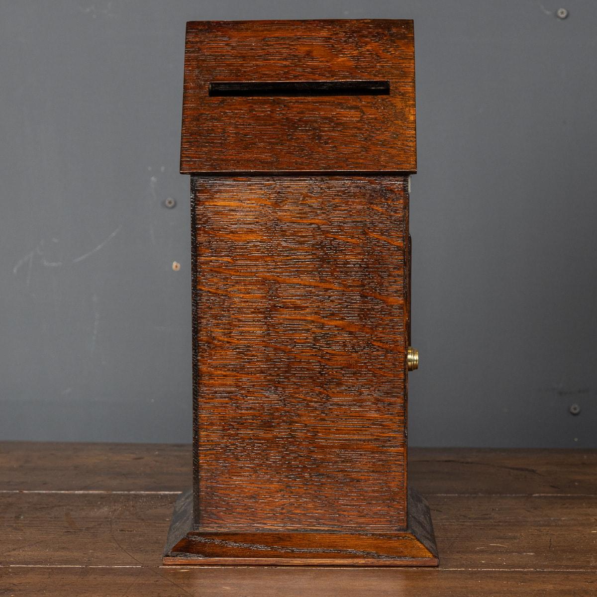 20th Century English Mahogany Indoor Post Box, circa 1910 For Sale at ...