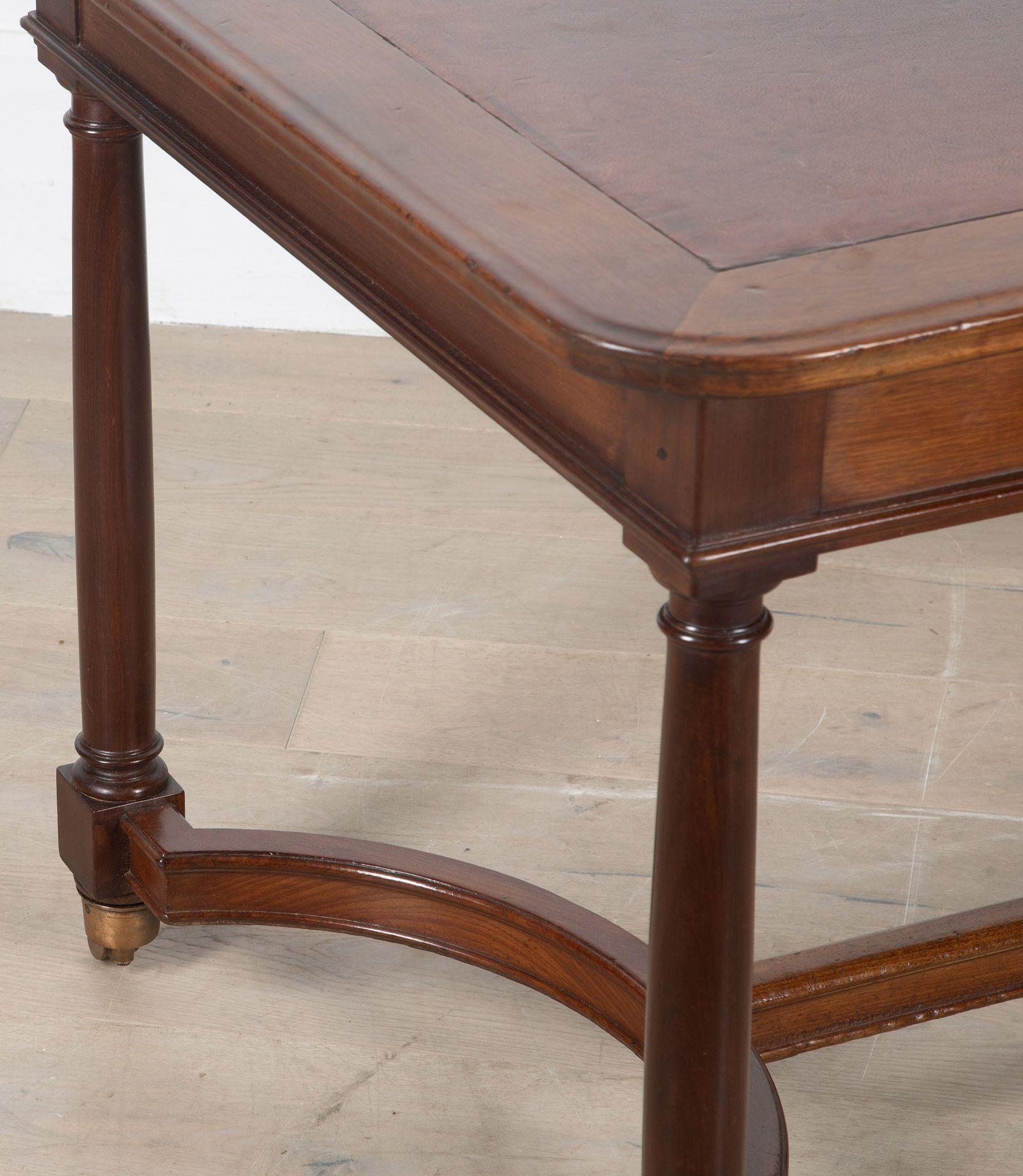 20th Century English Mahogany Writing Table For Sale at 1stDibs