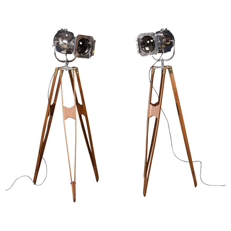 20th Century English Pair Of Strand Electric Theatre Lamps For Sale at ...