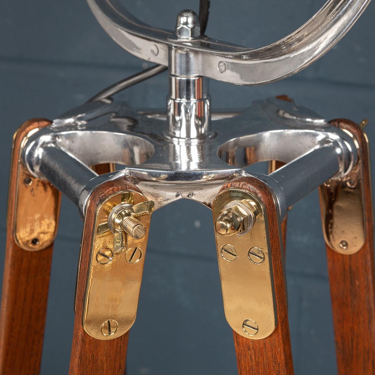 20th Century English "Strand Electric" Theatre Lamp on a Tripod Stand ...