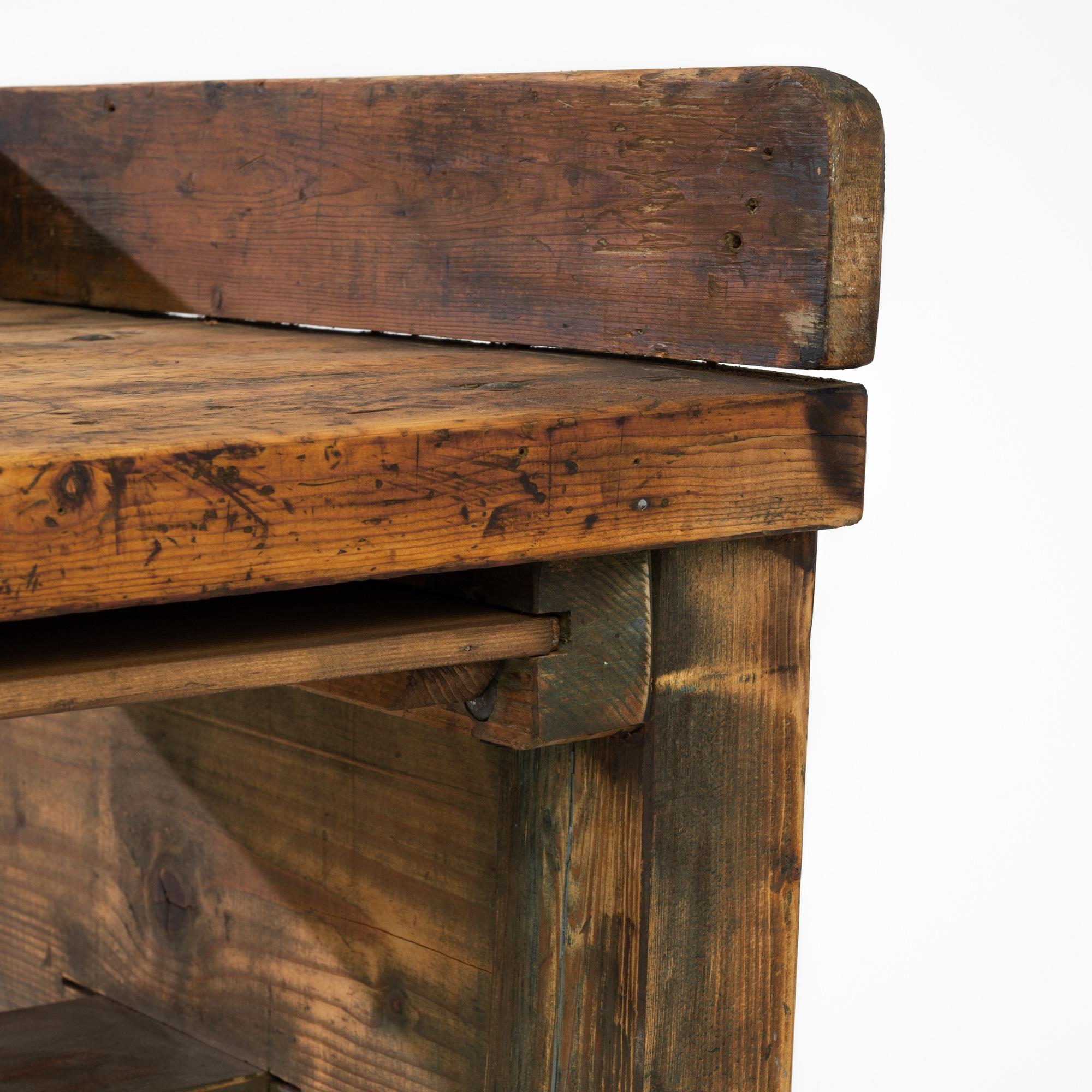 20th Century European Wooden Work Table For Sale at 1stDibs