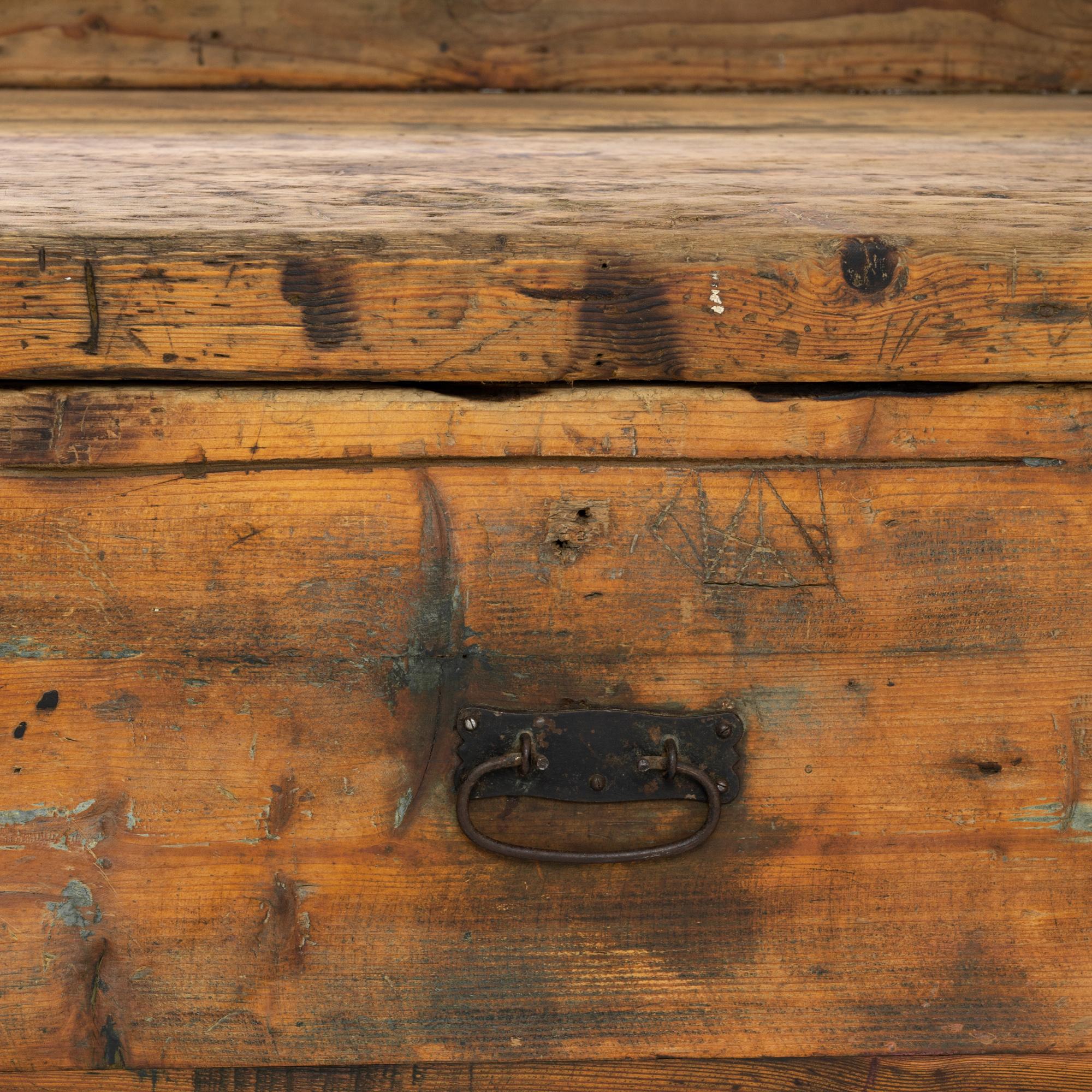 20th Century European Wooden Work Table For Sale at 1stDibs