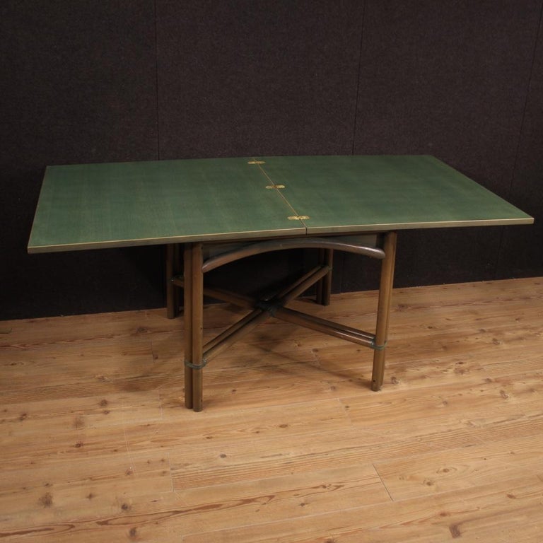 20th Century Exotic Wood Italian Design Table, 1980 For Sale at 1stDibs