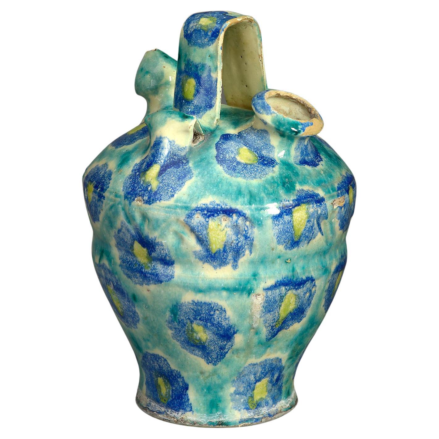 20th Century Faux Porphyry Vase and Shell Sculpture at 1stDibs