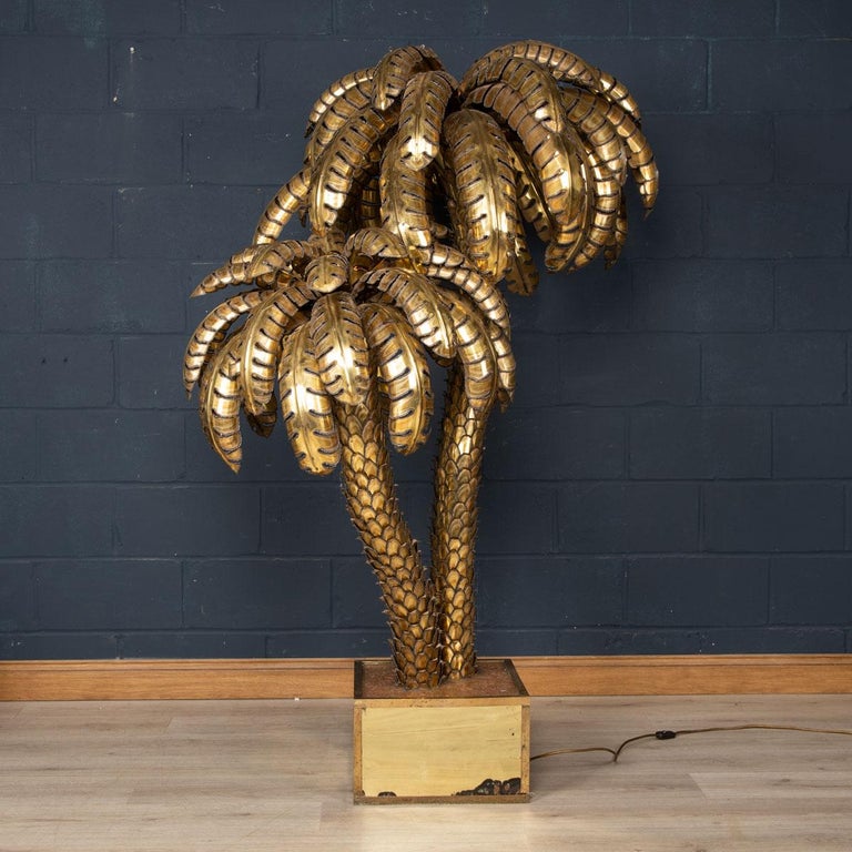 20th Century France Palm Tree Floor Lamp by Maison Jansen, c.1970 For ...