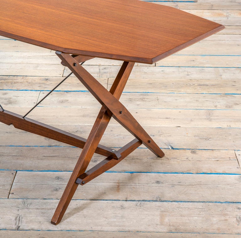 20th Century Franco Albini Table Model TL2 "Cavalletto" in Wood for ...