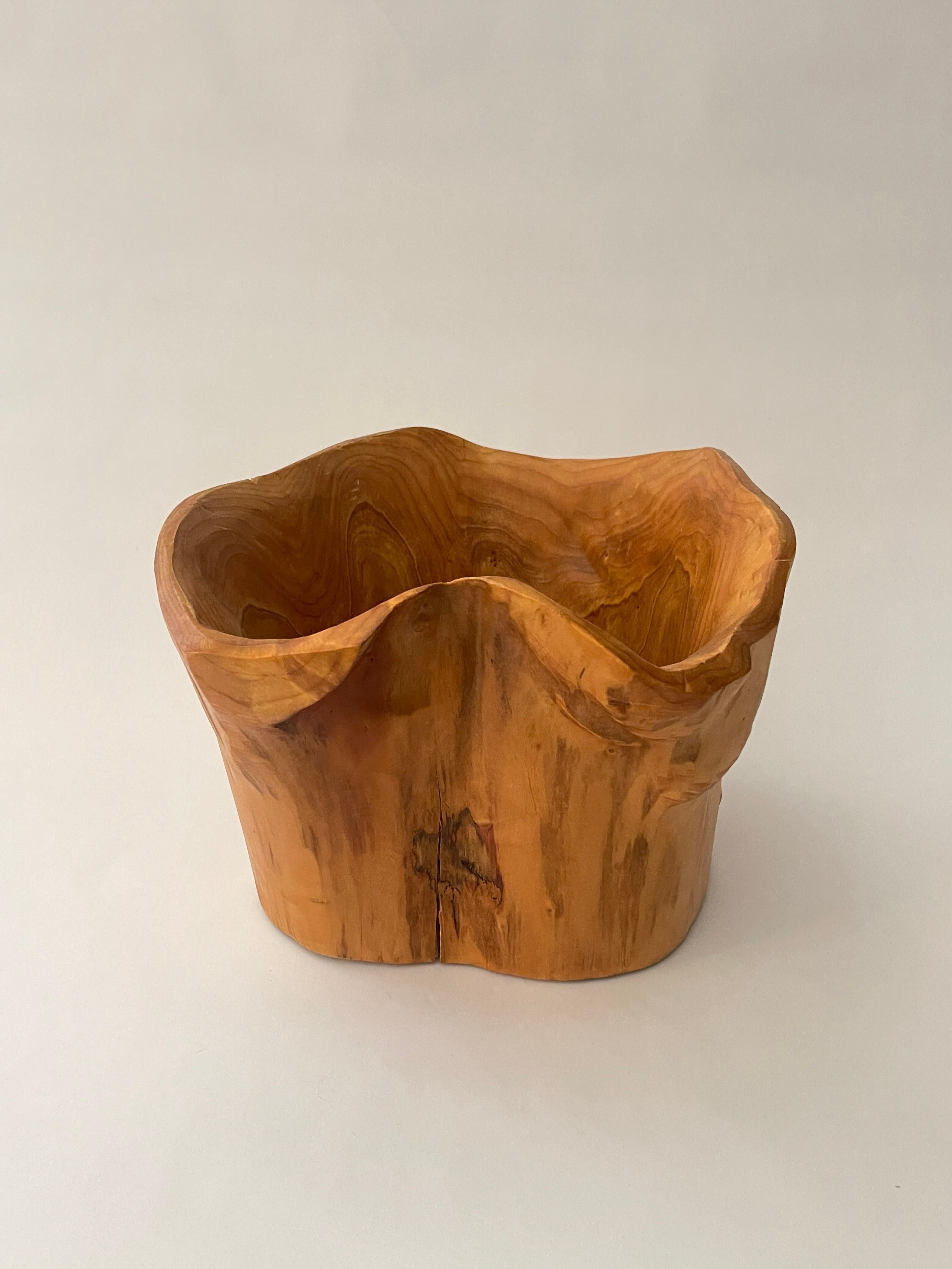 20th Century Freeform Abstract Wooden Sculpture Catchall For Sale at ...