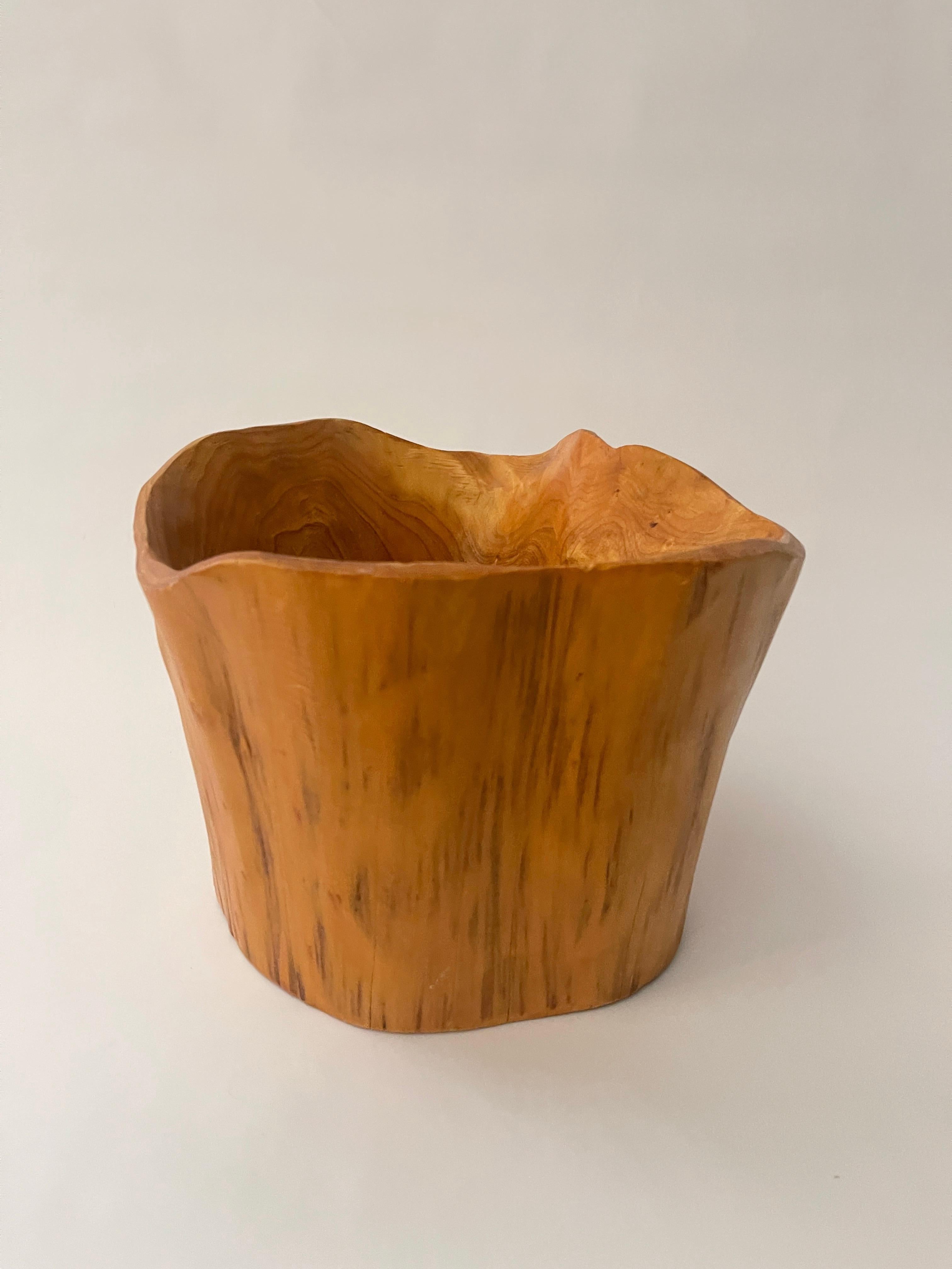 20th Century Freeform Abstract Wooden Sculpture Catchall For Sale at ...