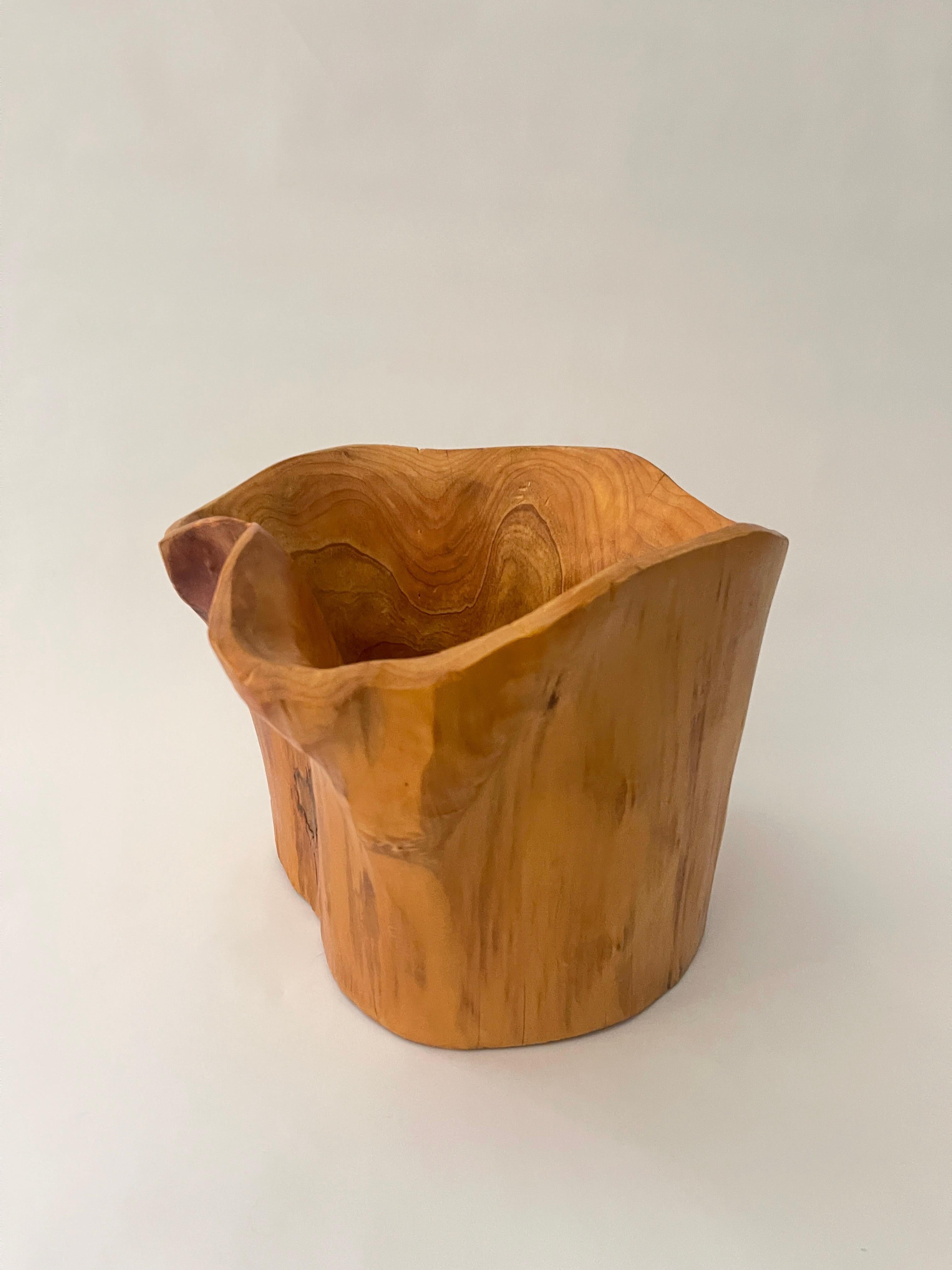 20th Century Freeform Abstract Wooden Sculpture Catchall For Sale at ...