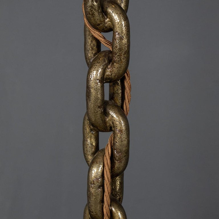 20th Century French Anchor Chain Freestanding Lamp with Shelves, circa ...