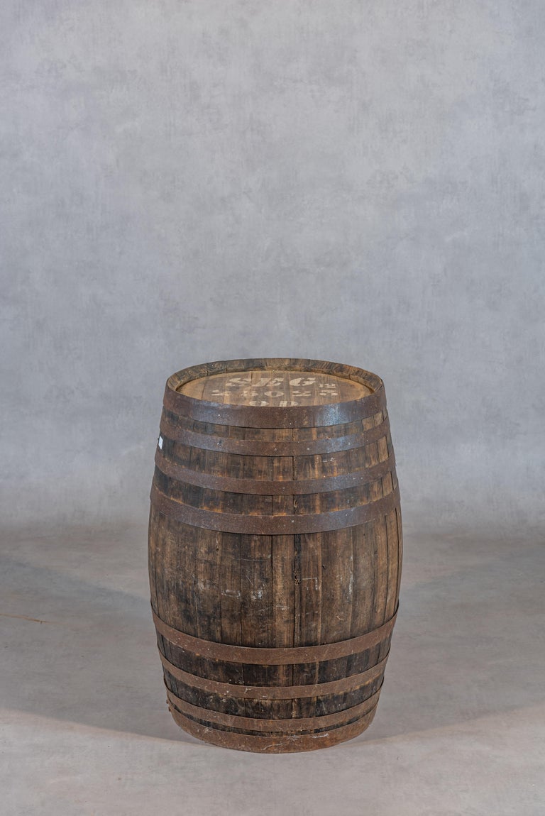 20th Century French Antique Oak Barrel Bar or Tonneau For Sale at 1stDibs