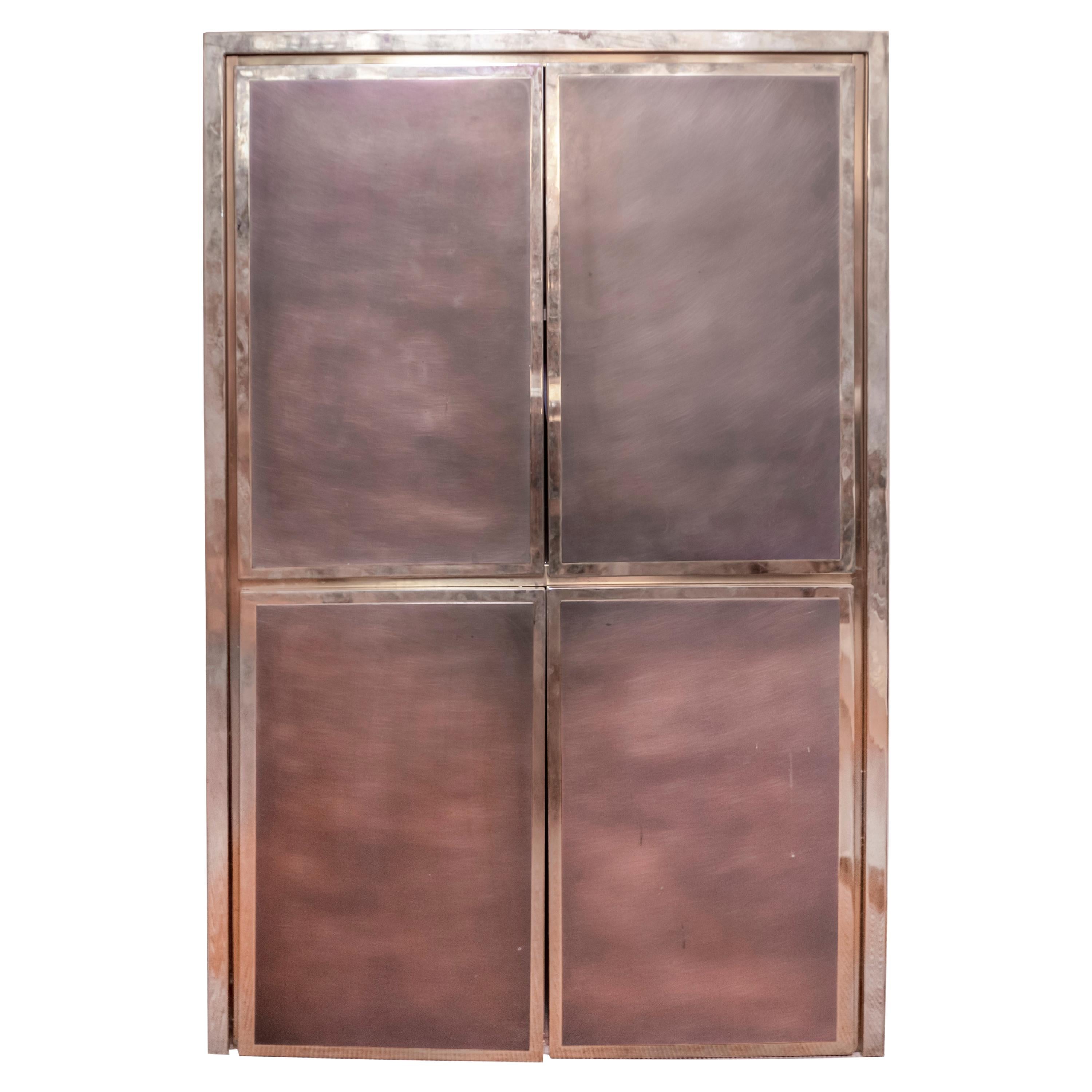 20th Century French Brass Maison Jansen Bar at 1stDibs