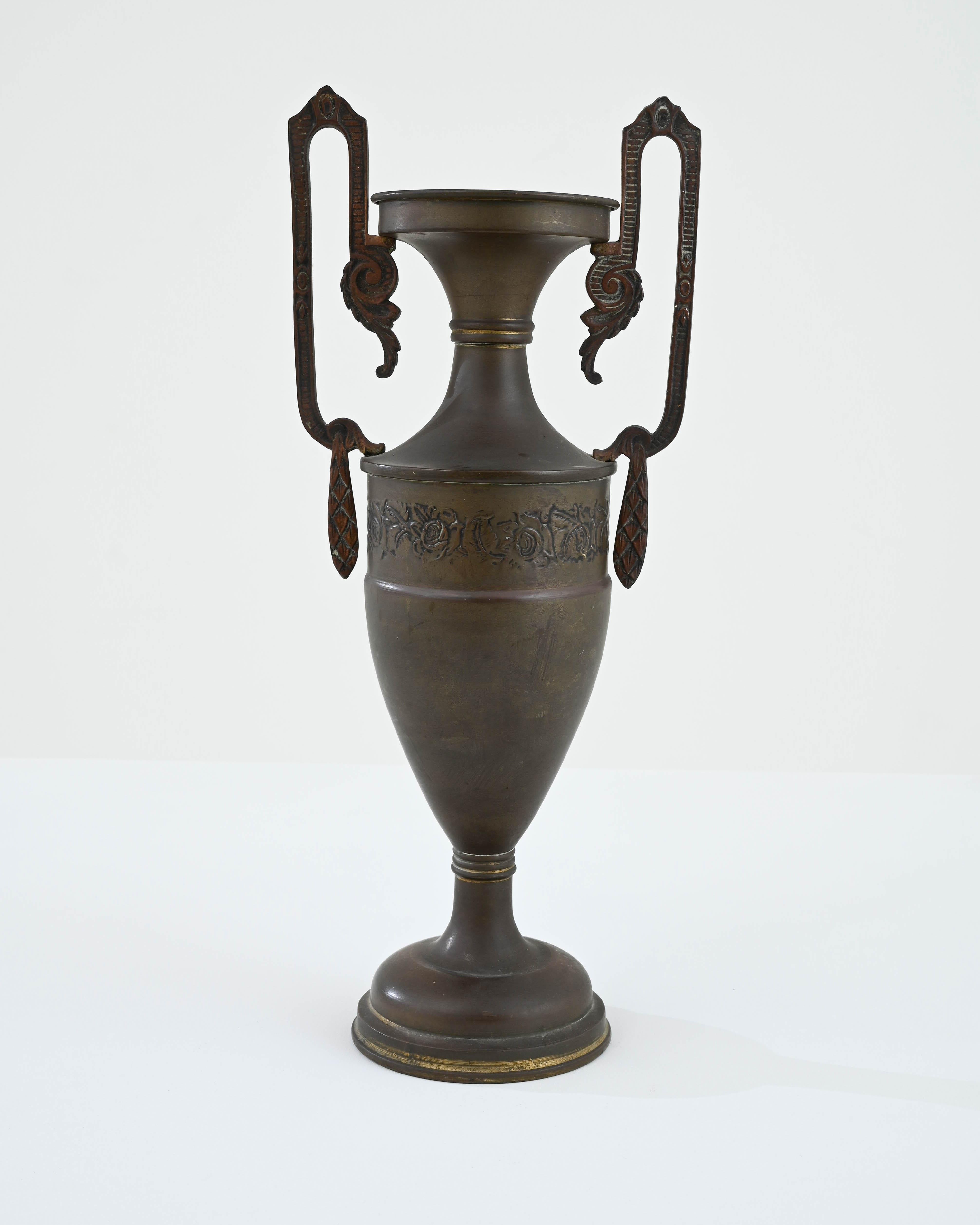 20th Century French Brass Vase For Sale at 1stDibs