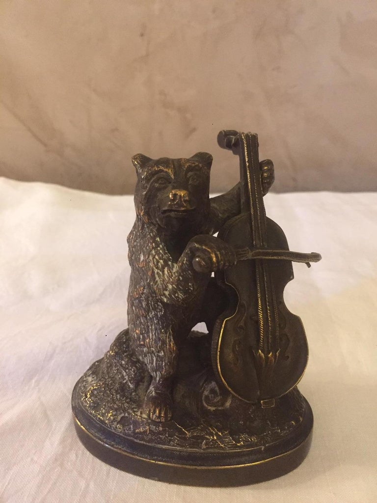 20th Century French Bronze Bear, 1920s at 1stDibs