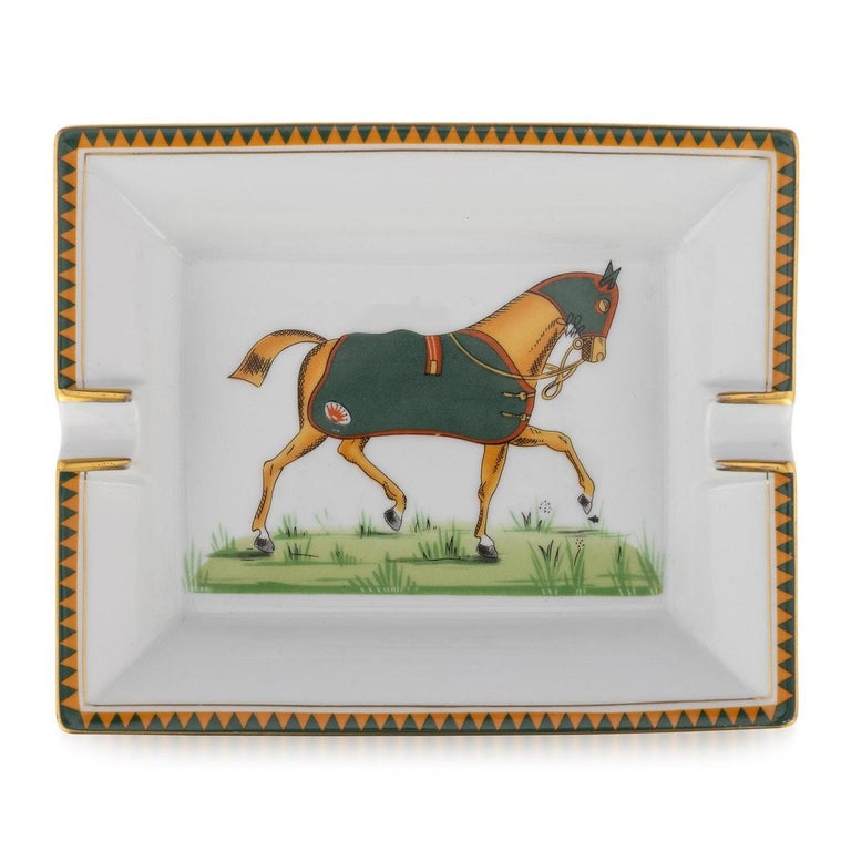 20th Century French Ceramic Ashtray By Hermes at 1stDibs
