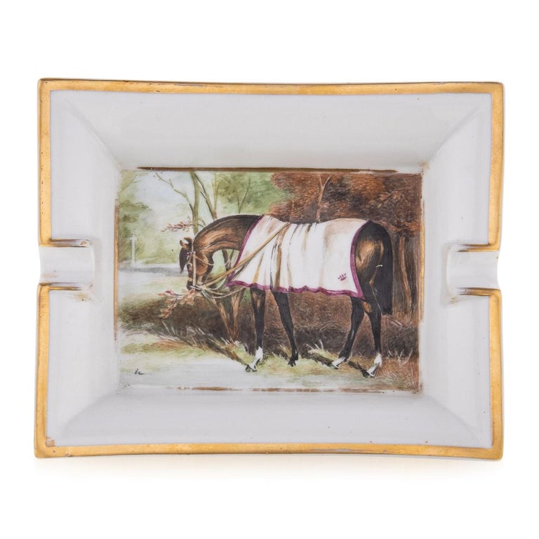 20th Century French Ceramic Ashtray by Hermes For Sale at 1stDibs