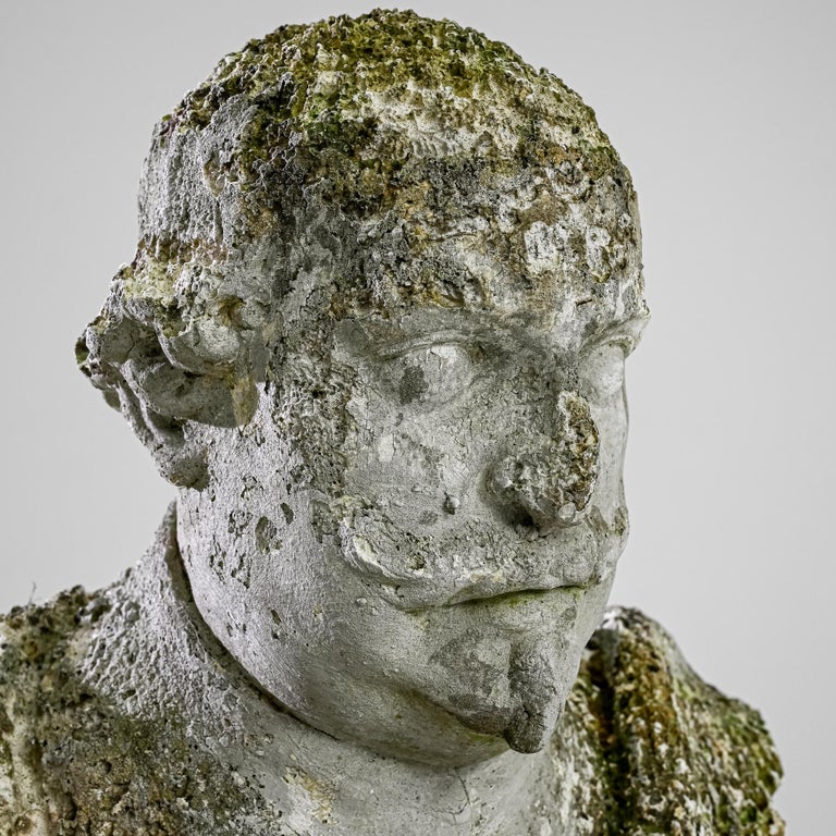 20th Century French Concrete Bust at 1stDibs