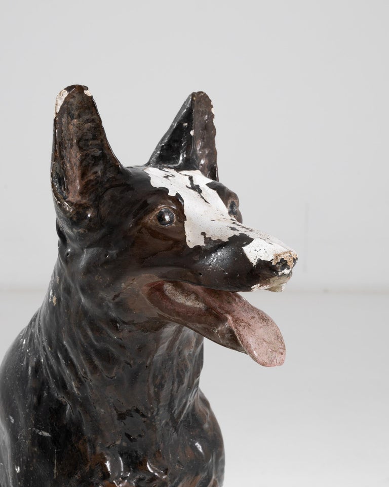 20th Century French Dog Sculpture For Sale at 1stDibs
