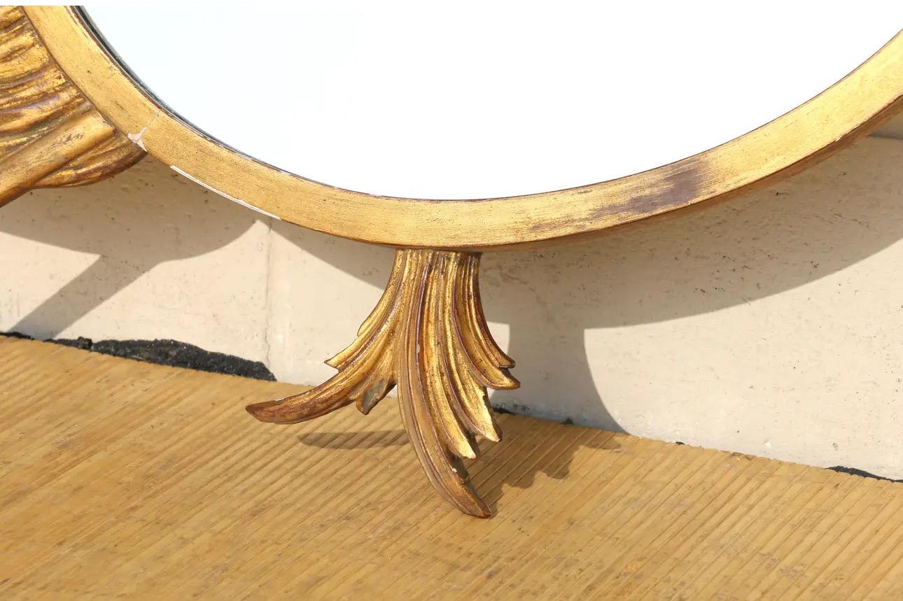 20th Century French Giltwood Trophy Mirror For Sale at 1stDibs