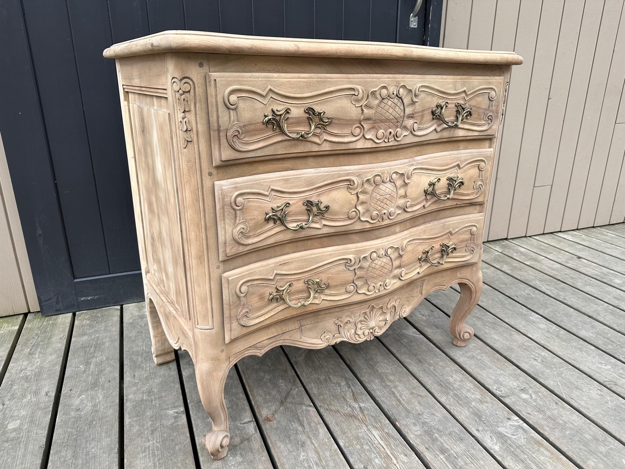 20th century French Louis XV Sanded Chests of drawer, 1950s For Sale at ...