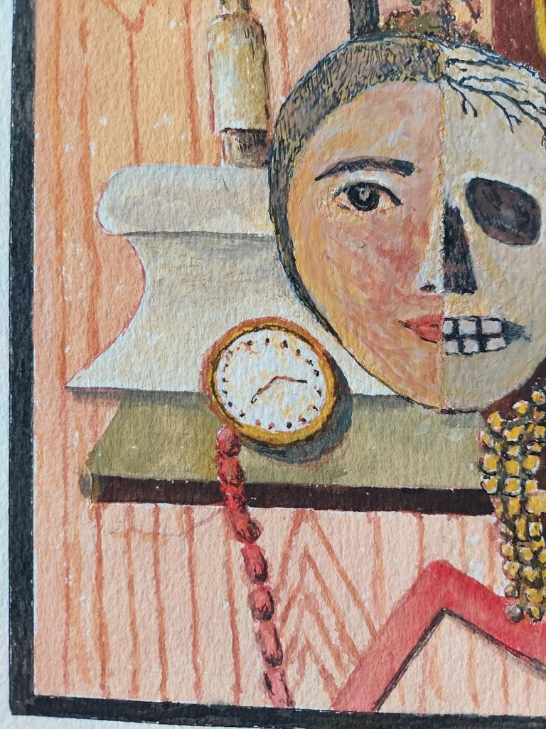 20th Century French Modernist Cubist Painting Labbe, Still Life For ...