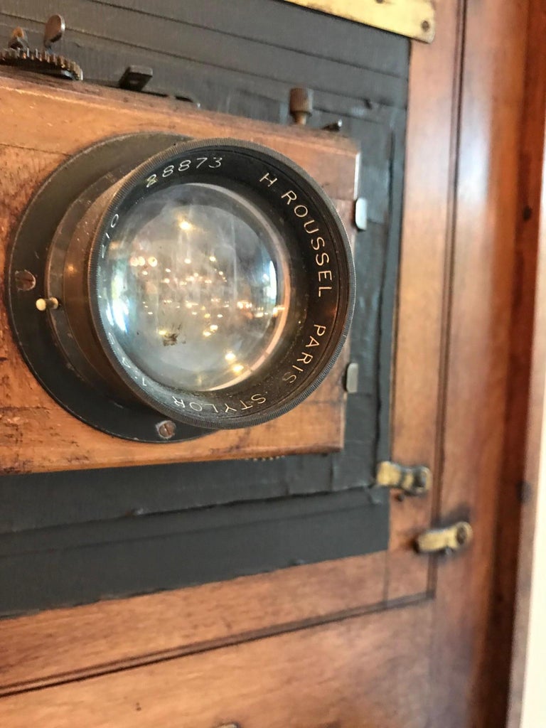 20th Century French Oak Louis Schrambach Camera from Paris Studio ...