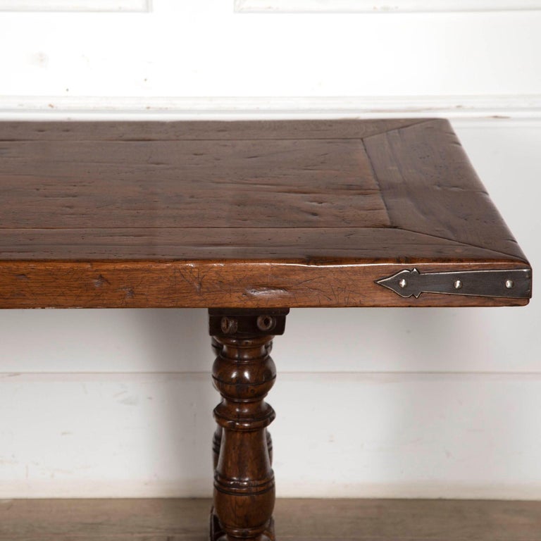20th Century French Oak Refectory Table For Sale at 1stDibs